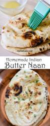 Homemade Indian Butter Naan Recipe | ChefDeHome.com