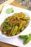 Spicy Crispy Cumin-Lime Tindora Recipe | ChefDeHome.com