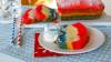 Patriotic Tri-Color Pound Cake Recipe | ChefDeHome.com
