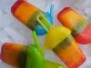 Tri-Color Fruit Ice Pops Recipe | ChefDeHome.com
