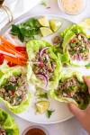 Turkey Larb - Turkey Lettuce Wraps Recipe | ChefDeHome.com
