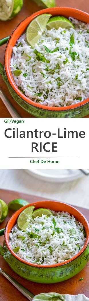 Easy Cilantro Lime Rice Recipe | ChefDeHome.com