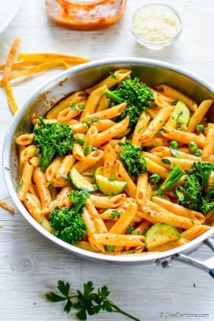 Spicy Chicken Chipotle Cream Sauce Pasta Recipe | ChefDeHome.com