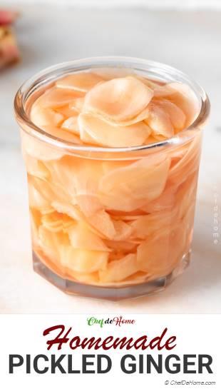 Pickled Ginger (Sushi Ginger) Recipe | ChefDeHome.com