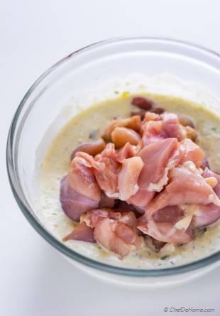 Malai Chicken Tikka Recipe | ChefDeHome.com