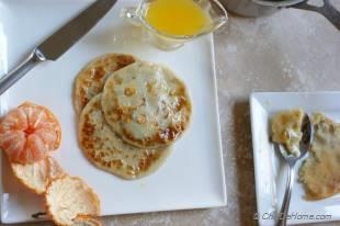 Mini Eggless Crepes in Tangerine Syrup Recipe | ChefDeHome.com
