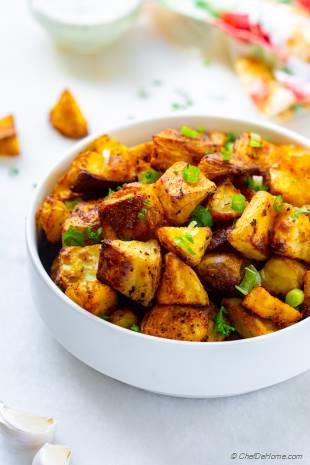 Crispy Baked Ranch Potato Recipe | ChefDeHome.com