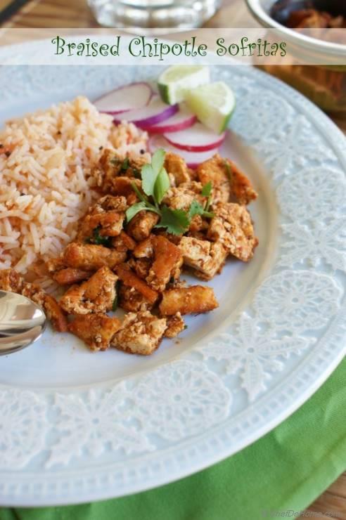 Braised Chipotle Tofu Sofritas Recipe | ChefDeHome.com