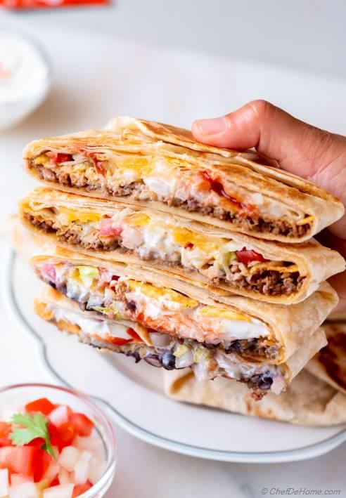 Crunchwrap Recipe | ChefDeHome.com