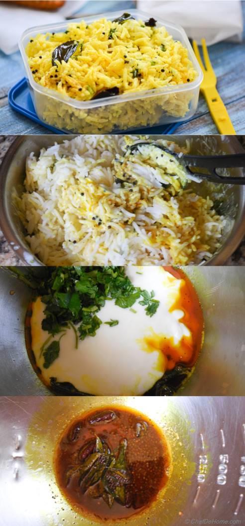 Picnic Yogurt(Curd) Rice Recipe | ChefDeHome.com