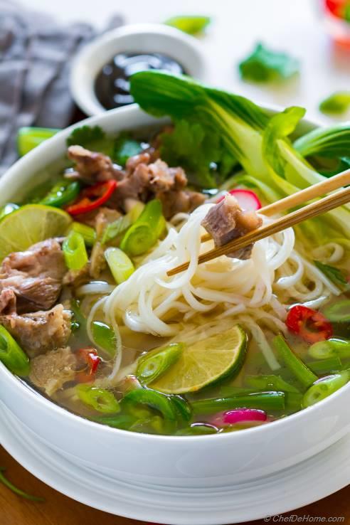 Pho in Instant Pot Recipe | ChefDeHome.com