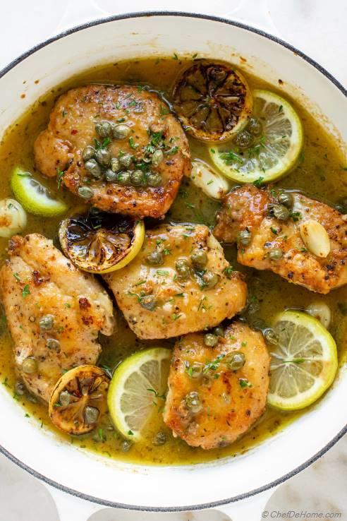 Chicken Piccata Recipe | ChefDeHome.com