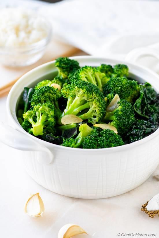 Garlic Broccoli Recipe | ChefDeHome.com