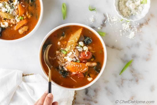 Mediterranean Chicken Stew Recipe | ChefDeHome.com