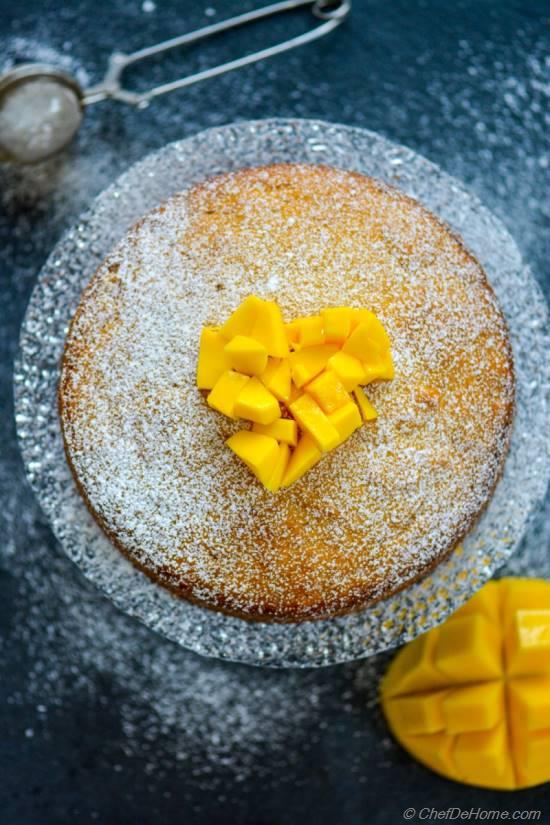 Moist Mango Pound Cake Recipe | ChefDeHome.com