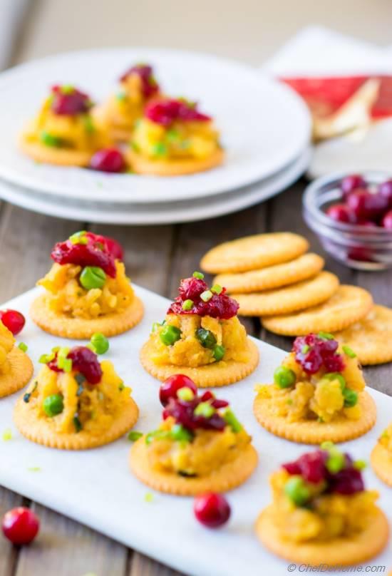 RITZ Crackers Samosa Bites Recipe | ChefDeHome.com