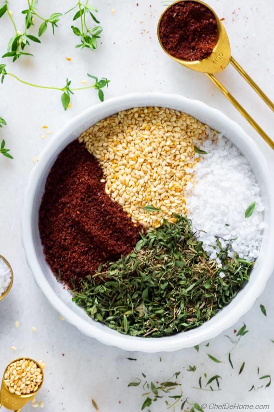 Za'atar (Zaatar Seasoning) Recipe | ChefDeHome.com