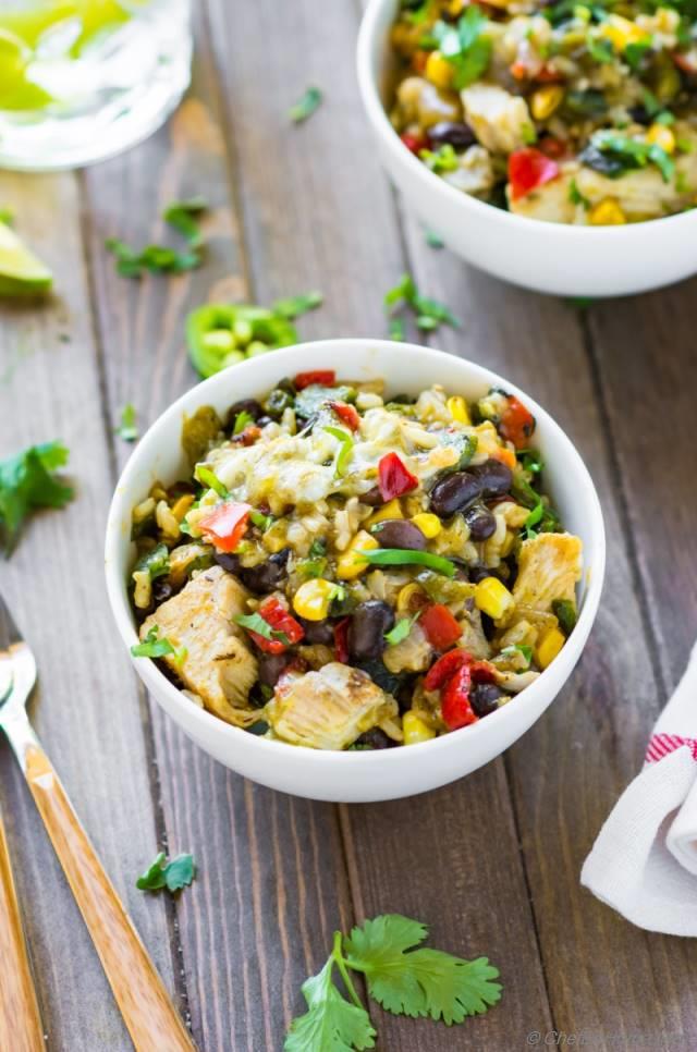 Mexican Style Chicken Bowl from SmartMade™ | ChefDeHome.com
