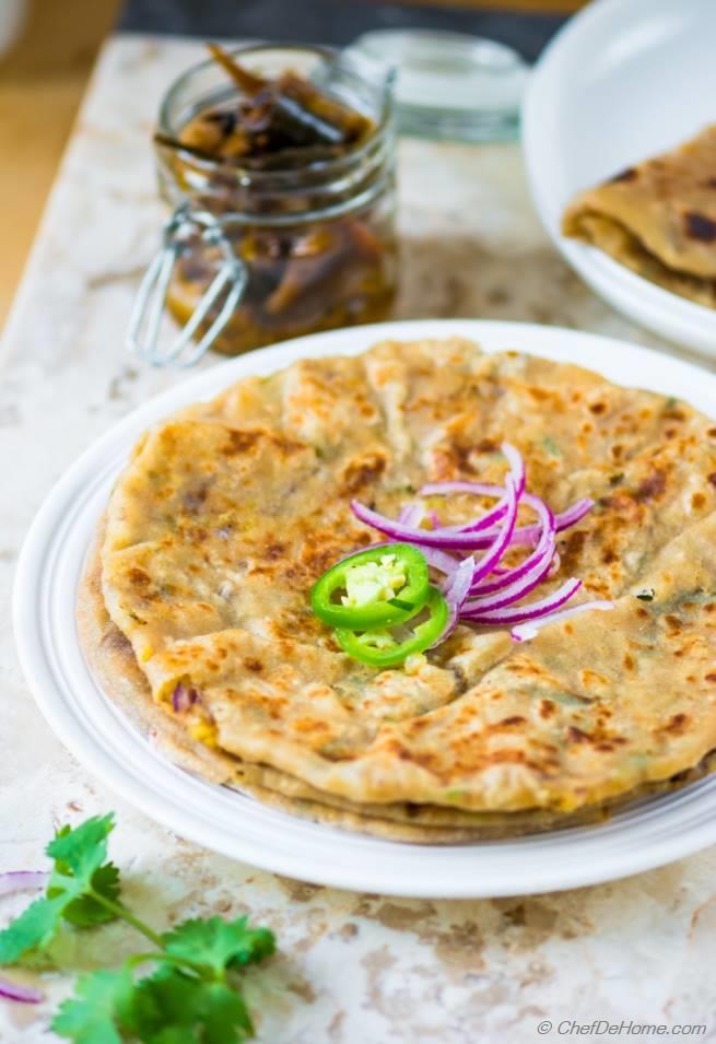 Aloo Paratha Recipe | ChefDeHome.com