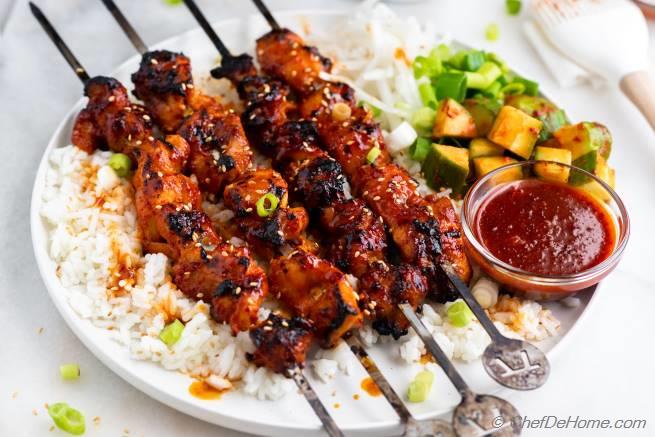 Korean BBQ Chicken Recipe | ChefDeHome.com