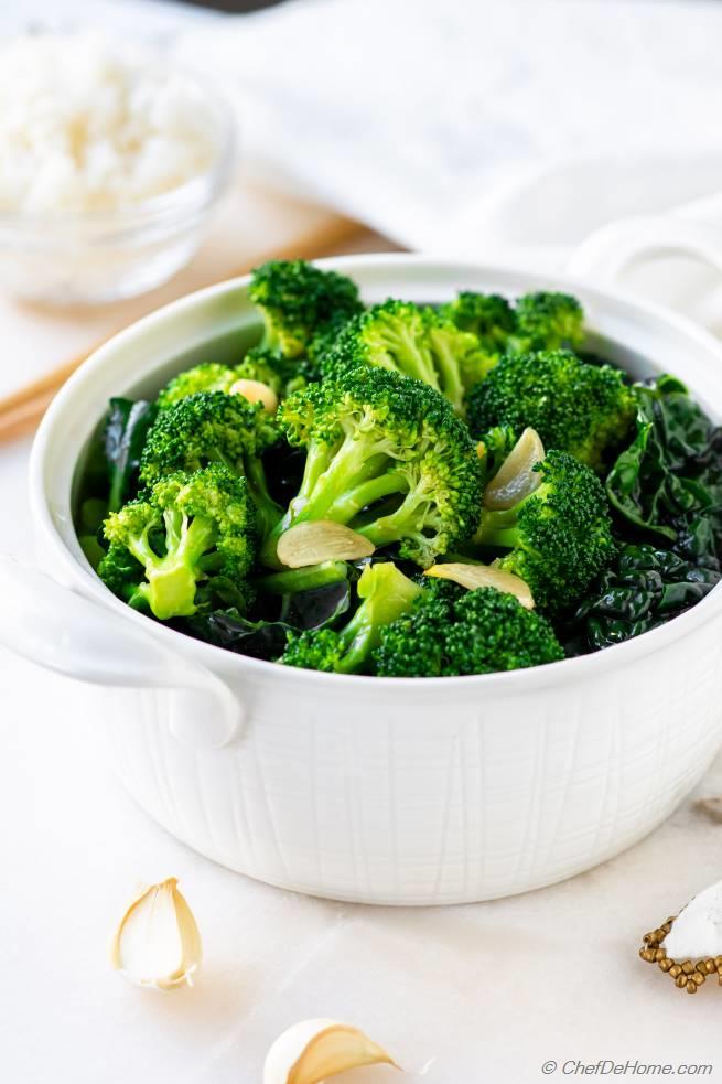 Garlic Broccoli Recipe | ChefDeHome.com Garlic Broccoli Recipe | ChefDeHome.com