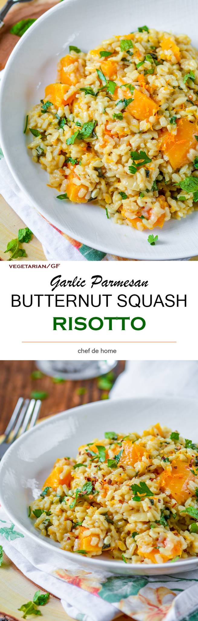 Butternut Squash Risotto Recipe | ChefDeHome.com
