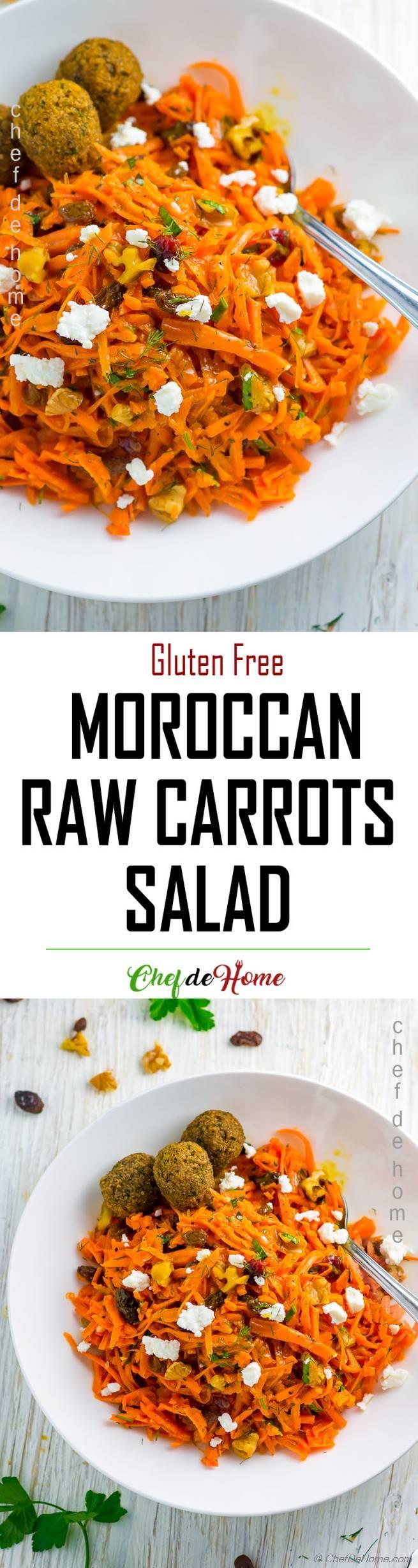 Moroccan Carrot Salad Recipe | ChefDeHome.com