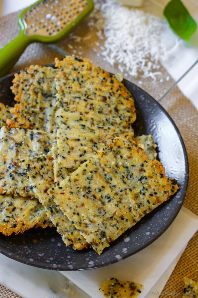 Everything Parmesan Crisps Recipe | ChefDeHome.com