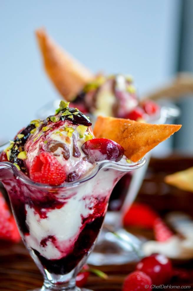 Family-style Ice Cream Sundae Recipe | ChefDeHome.com