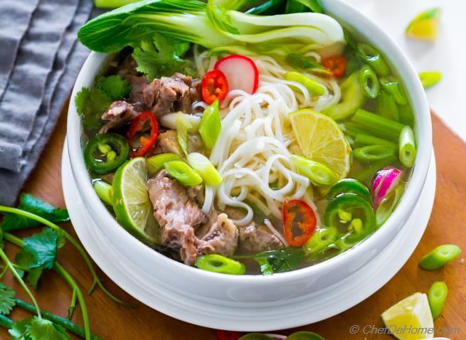Pho in Instant Pot Recipe | ChefDeHome.com