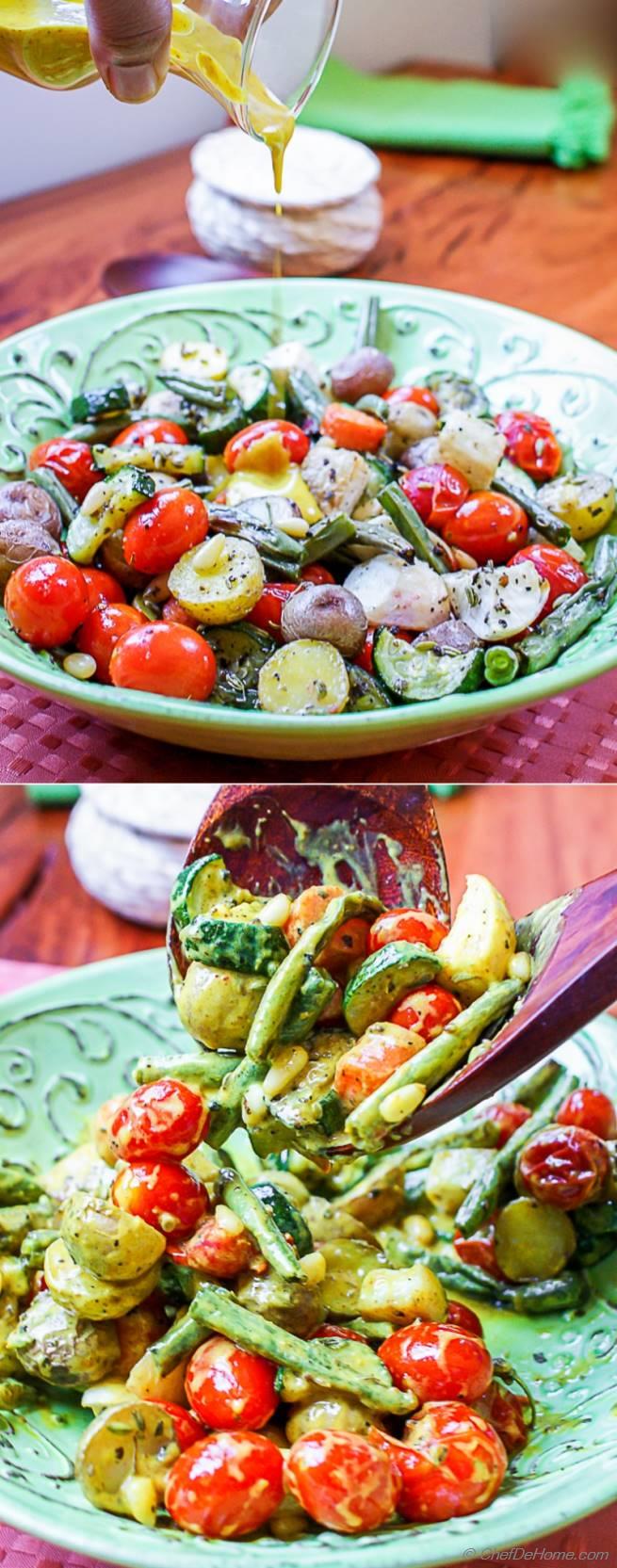 Bombay Veggie Bowl - Roasted Vegetables with Coconut Curry Dressing ...