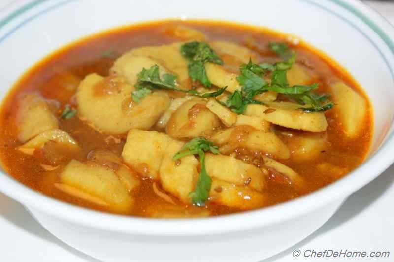 Arbi Masala Recipe | ChefDeHome.com