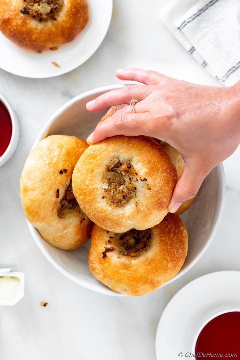 Bialy Recipe | ChefDeHome.com