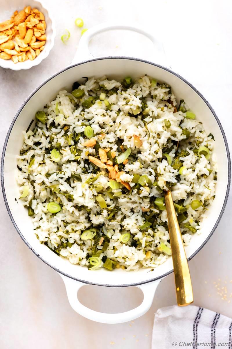 Broccoli Rice Recipe | ChefDeHome.com