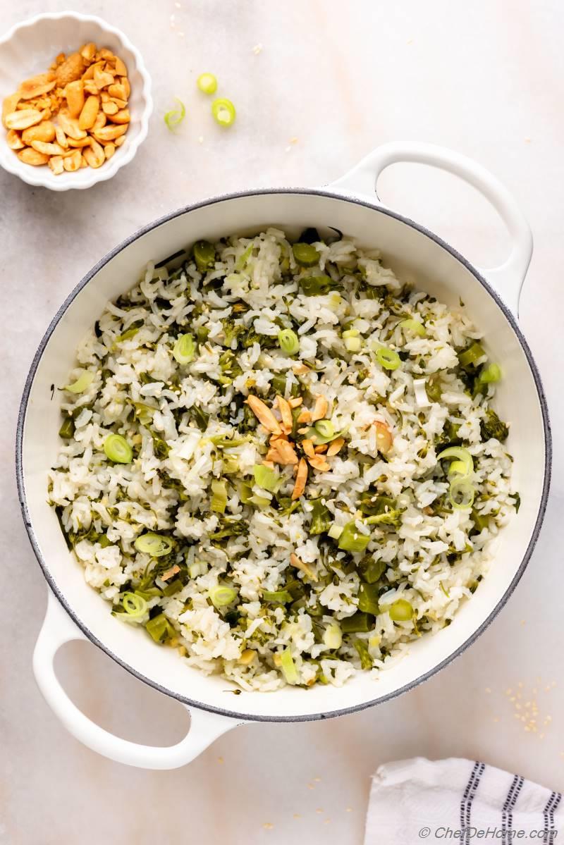 Broccoli Rice Recipe | ChefDeHome.com