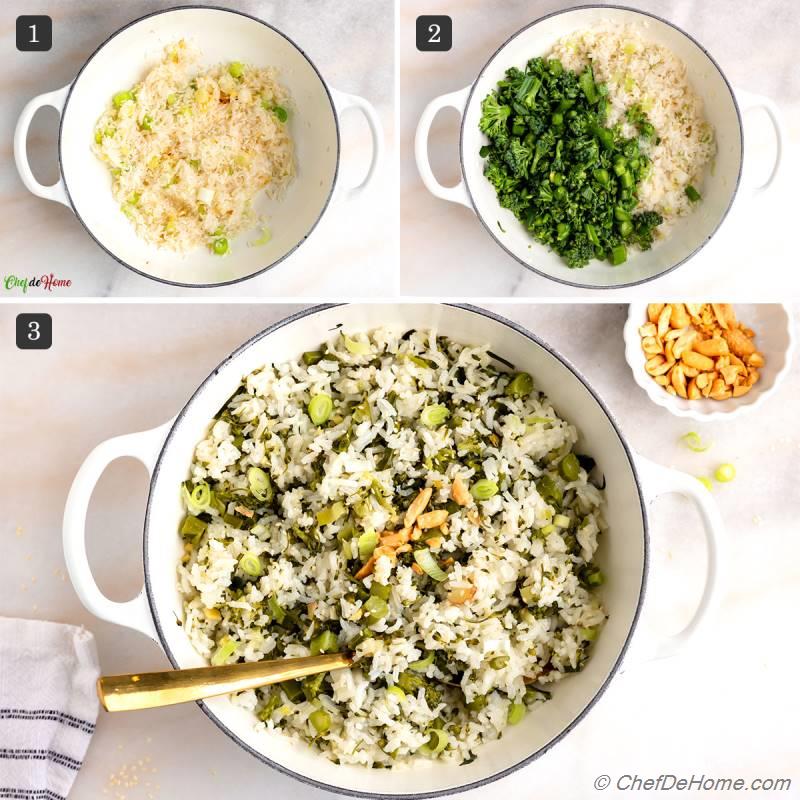 Broccoli Rice Recipe | ChefDeHome.com