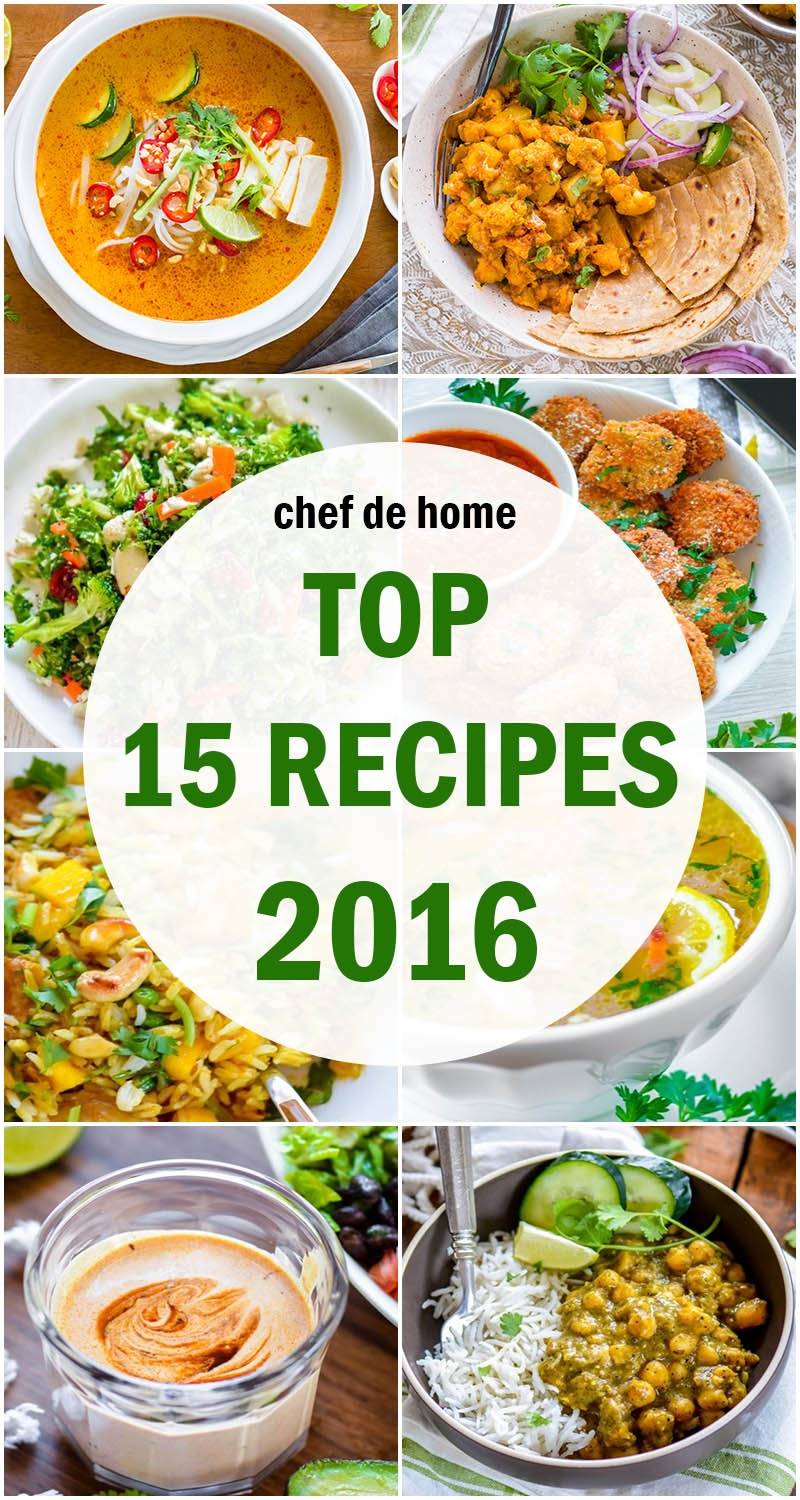 15 Top Recipes Year 2016 Meals | ChefDeHome.com