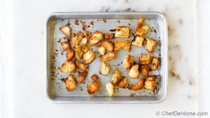 Croutons for Salad Recipe | ChefDeHome.com