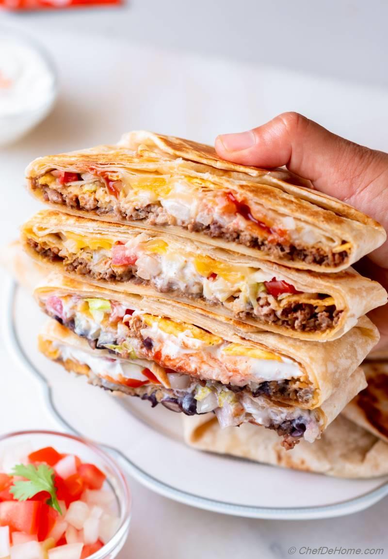 Crunchwrap Recipe | ChefDeHome.com