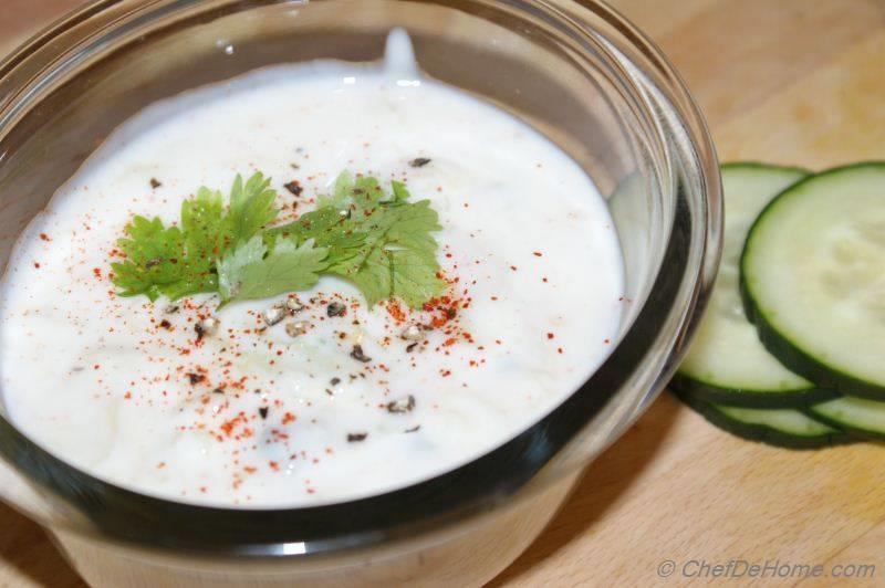 Cucumber Raita Recipe | ChefDeHome.com