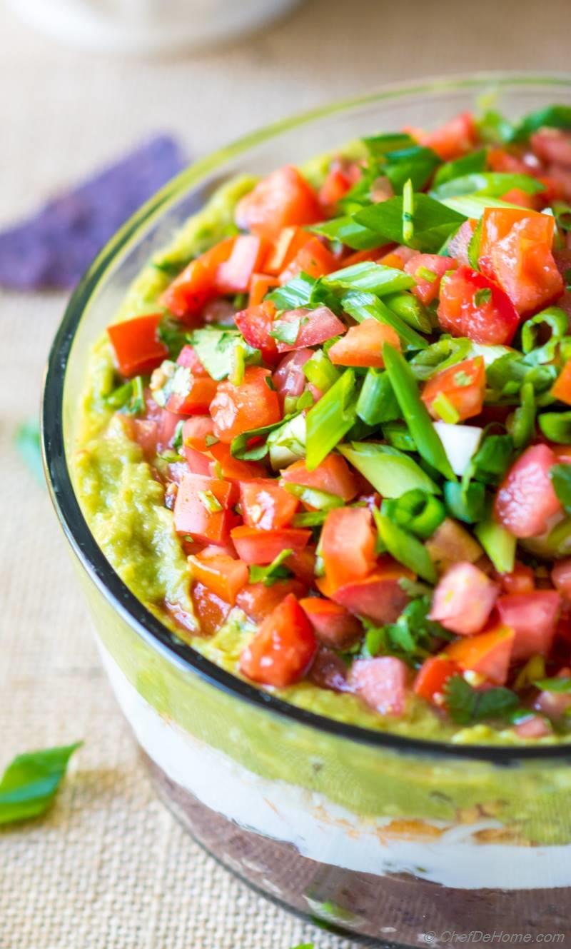 7 Layer Mexican Dip Recipe | ChefDeHome.com