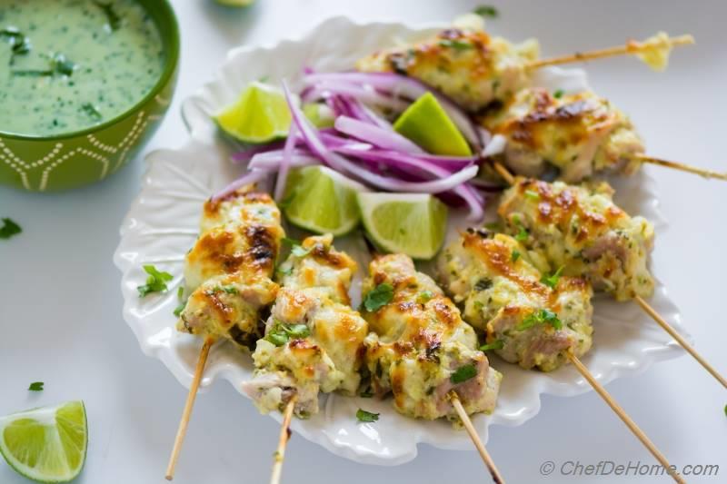 Malai Chicken Tikka Recipe | ChefDeHome.com