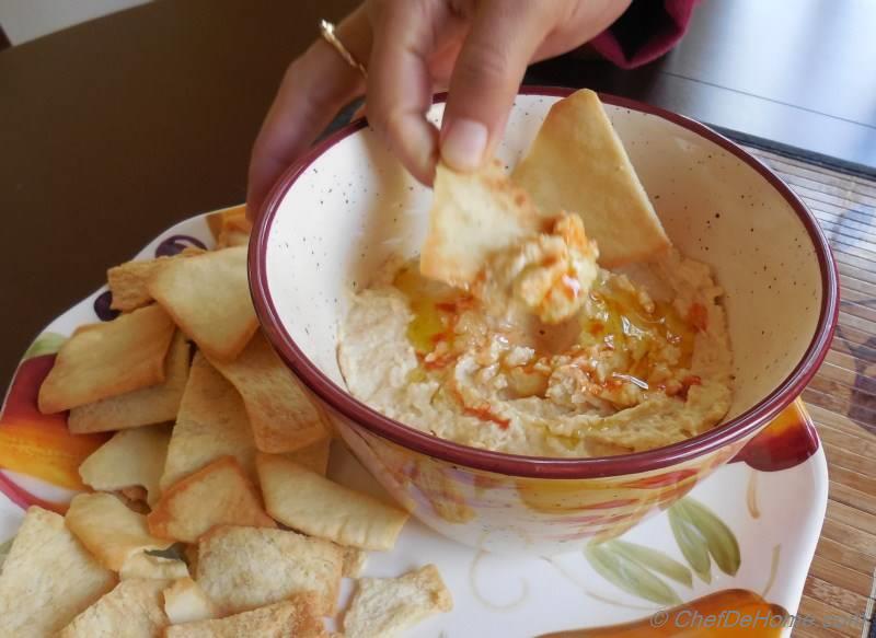 Masala Hummus Recipe | ChefDeHome.com