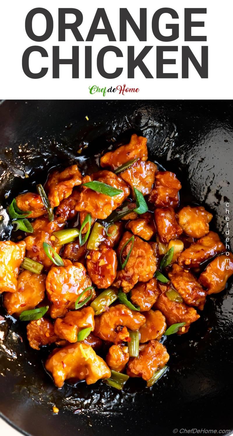 Homemade Orange Chicken Recipe | ChefDeHome.com