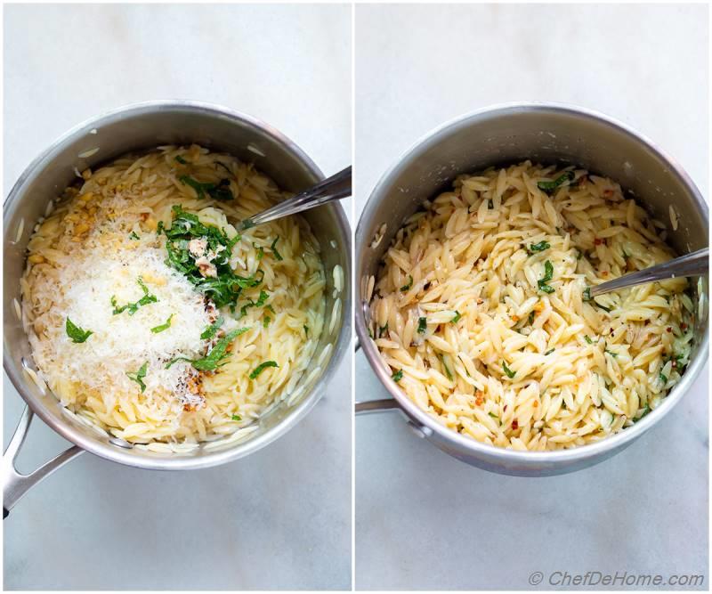 Roasted Tomatoes Orzo Pasta Recipe | ChefDeHome.com