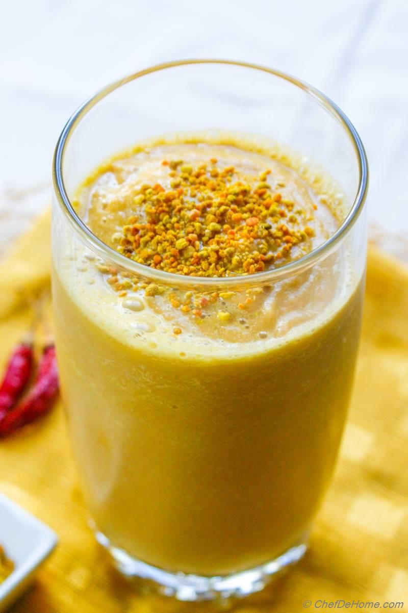 Cucumber and Avocado Pollen Power Smoothie Recipe | ChefDeHome.com