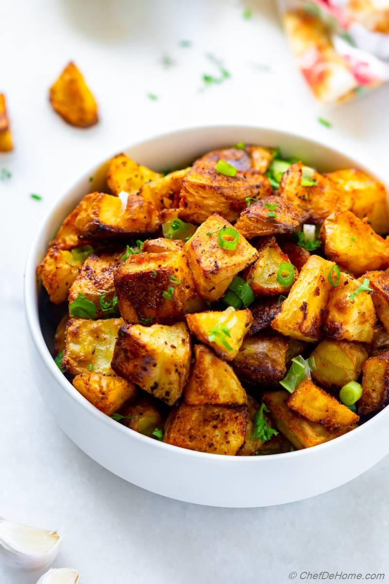 Crispy Baked Ranch Potato Recipe | ChefDeHome.com