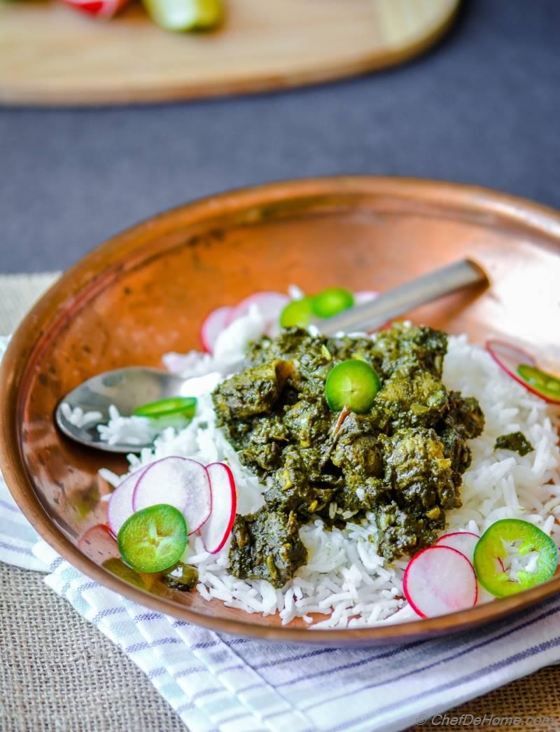 Nutri Palak - Soya Chunks Spinach Curry Recipe | ChefDeHome.com